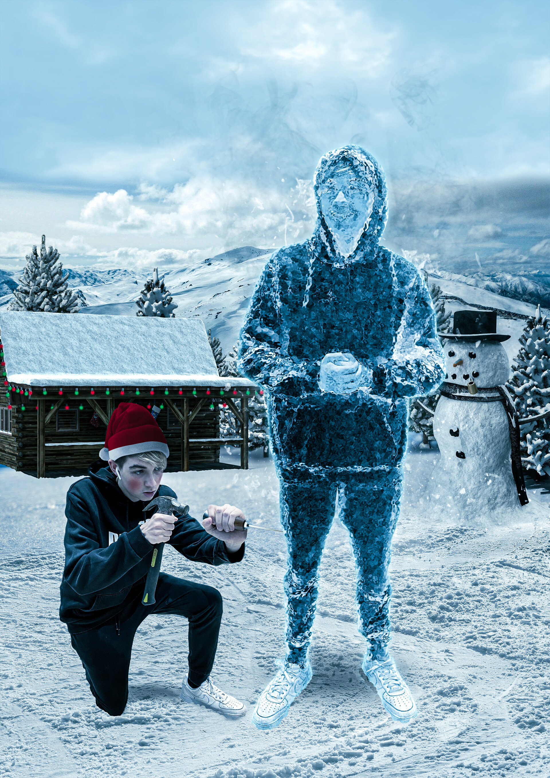 ArtStation - Smokey Ice Sculpture