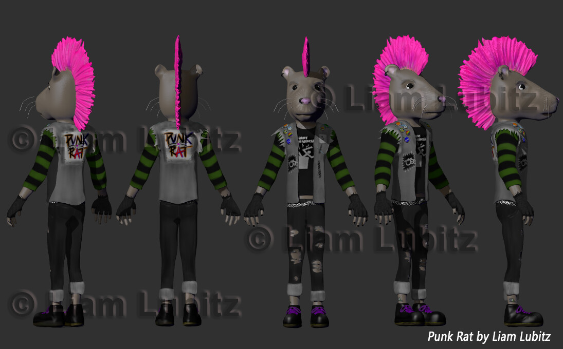 Liam Lubitz - Character Models and Rigs