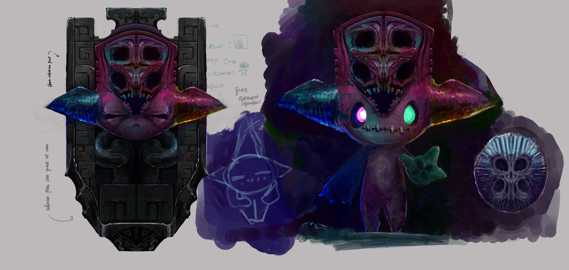 ArtStation - Vault Keeper's KeyShield - Mystical Artifact