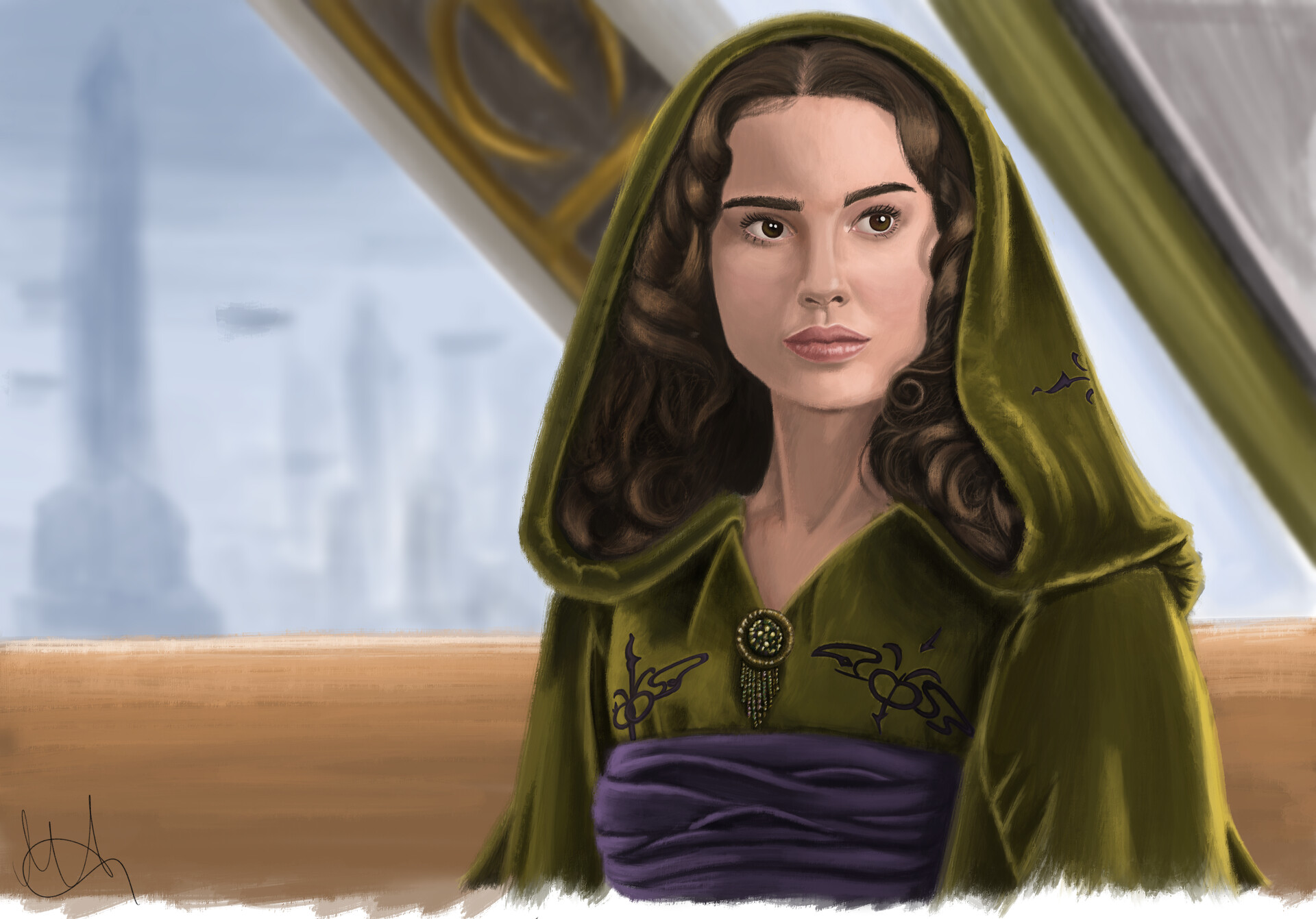 ArtStation - Padmé from Star Wars 3