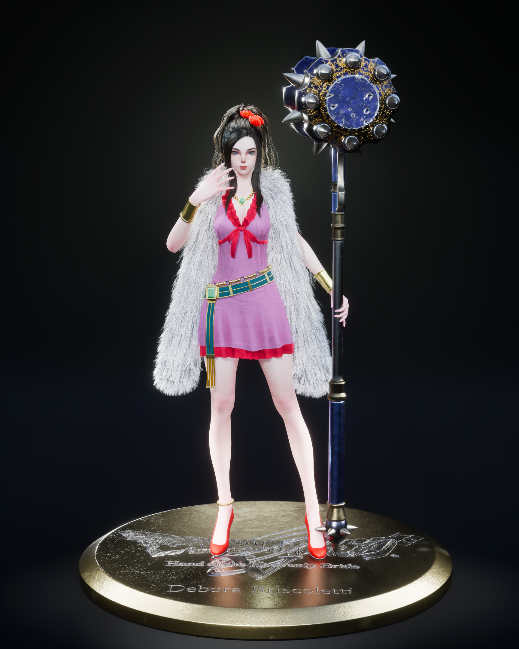 ArtStation - Real-time Debora Briscoletti - Dragon quest 5 fan art