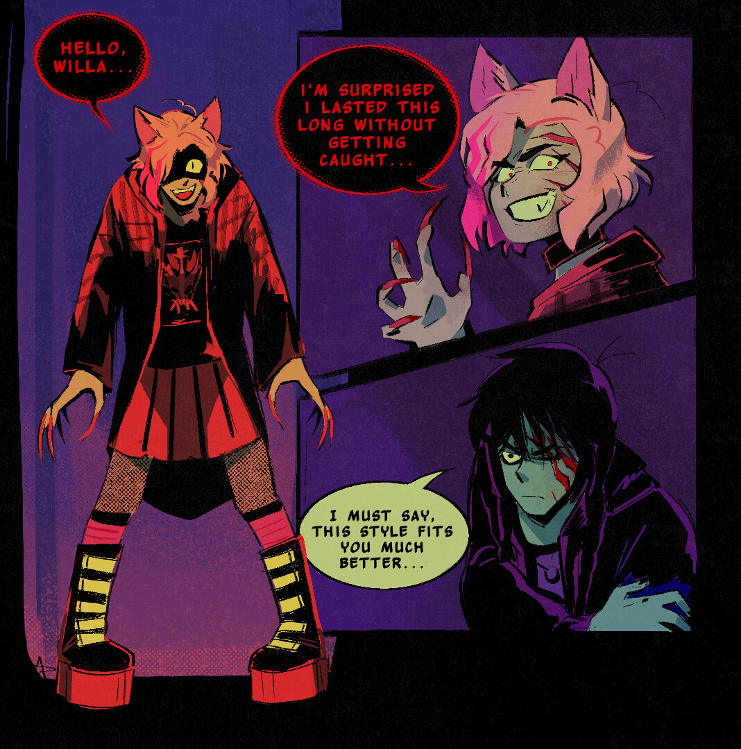 ArtStation - Plot twist villain enid