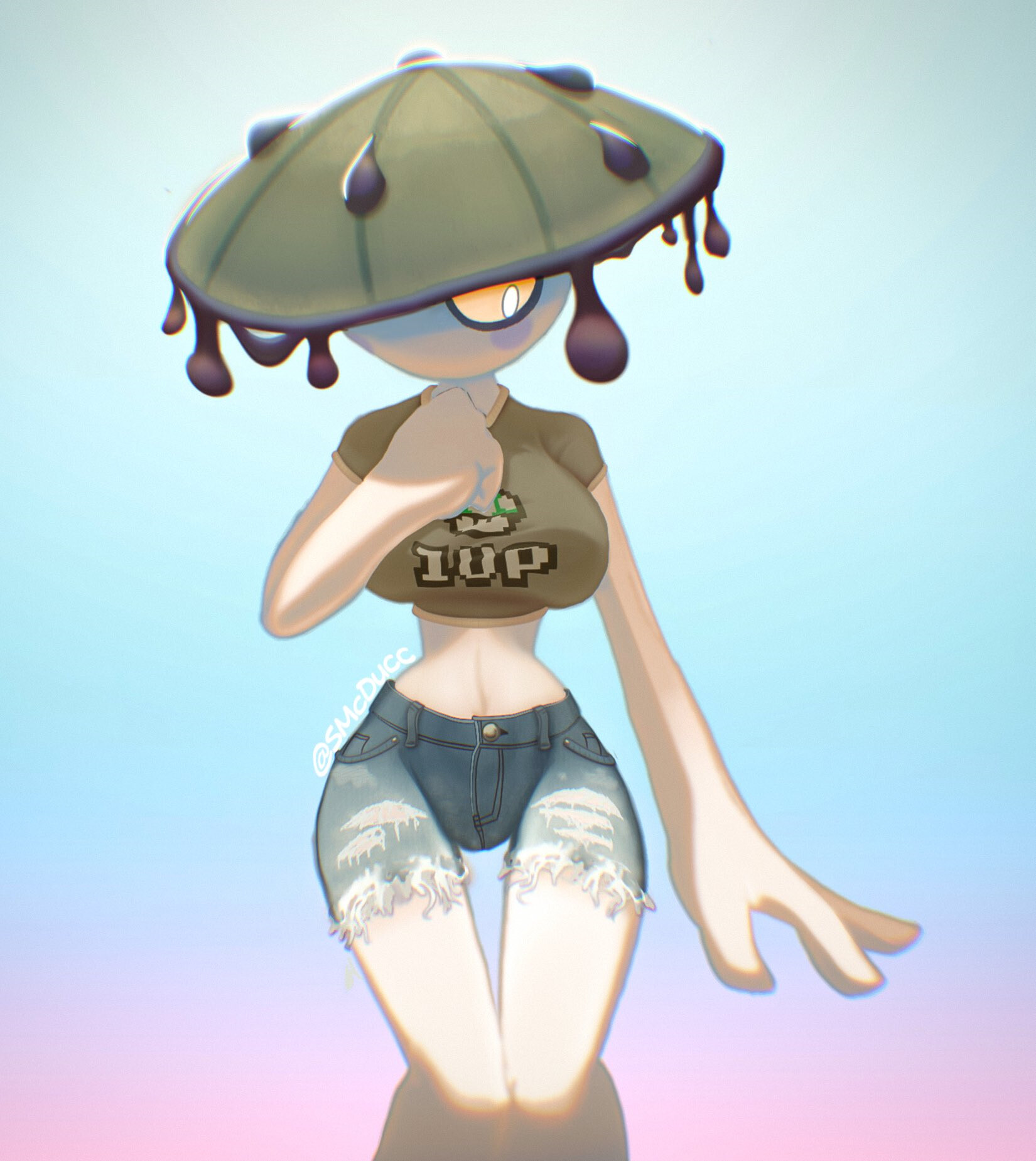 ArtStation - Mushroom Lass Pinup