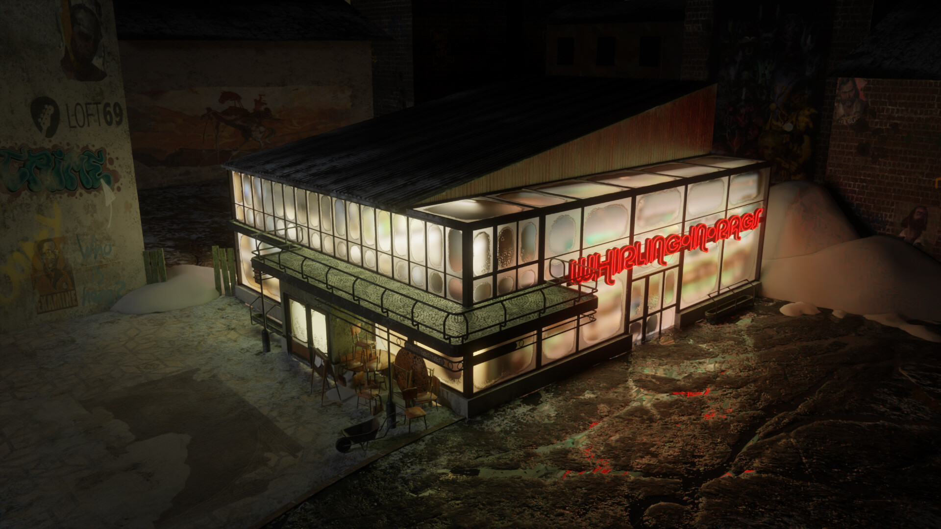 ArtStation - Whirling In Rags realistic 3D Interpretation