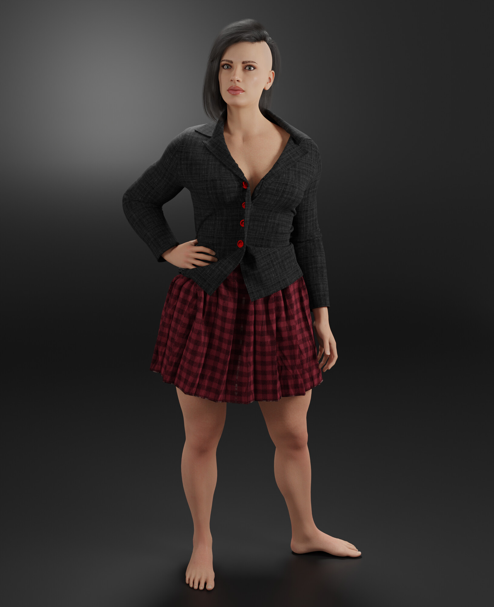 ArtStation - School Girl Marvelous Garmet