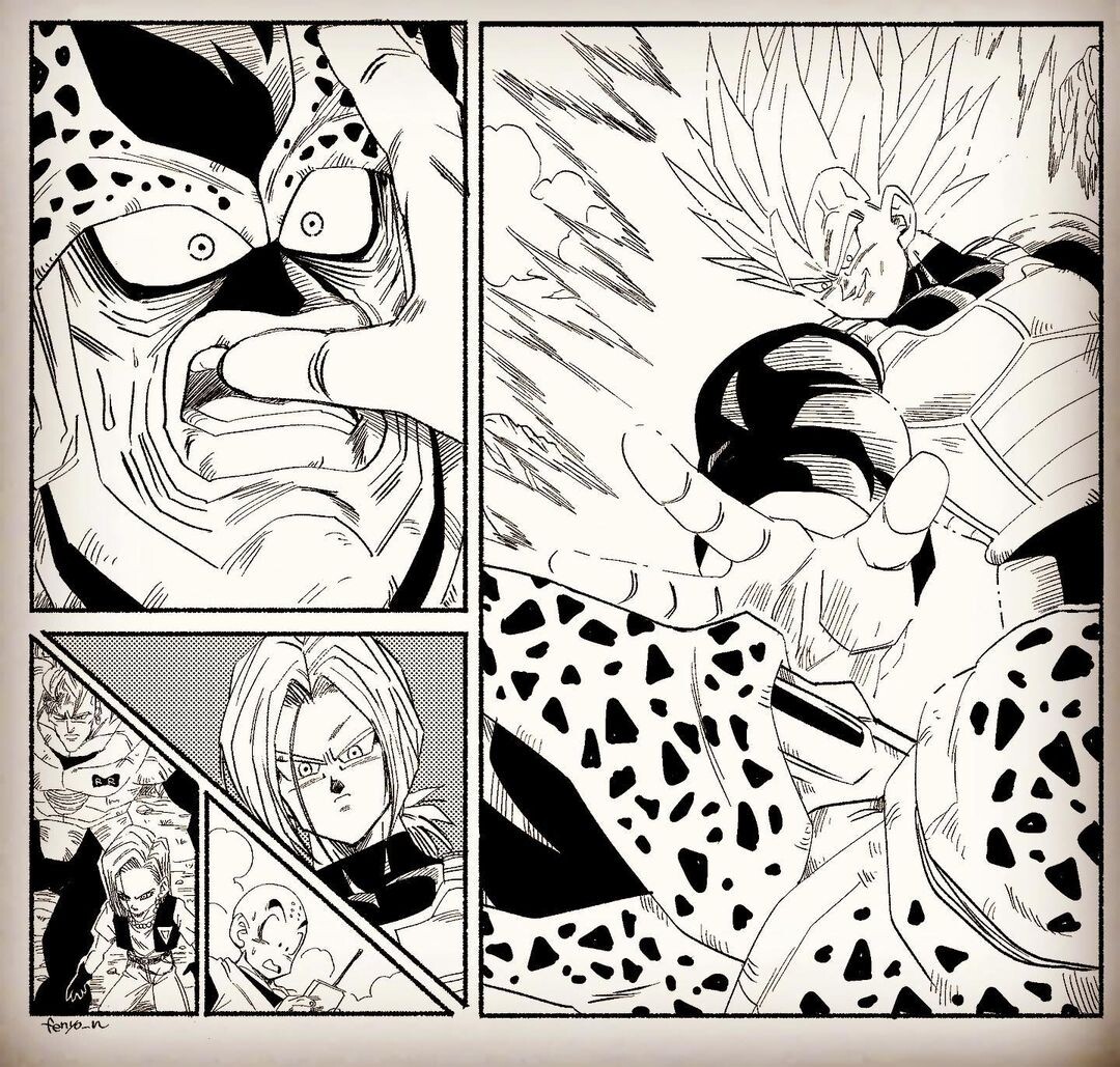 Vegeta Vs Celula