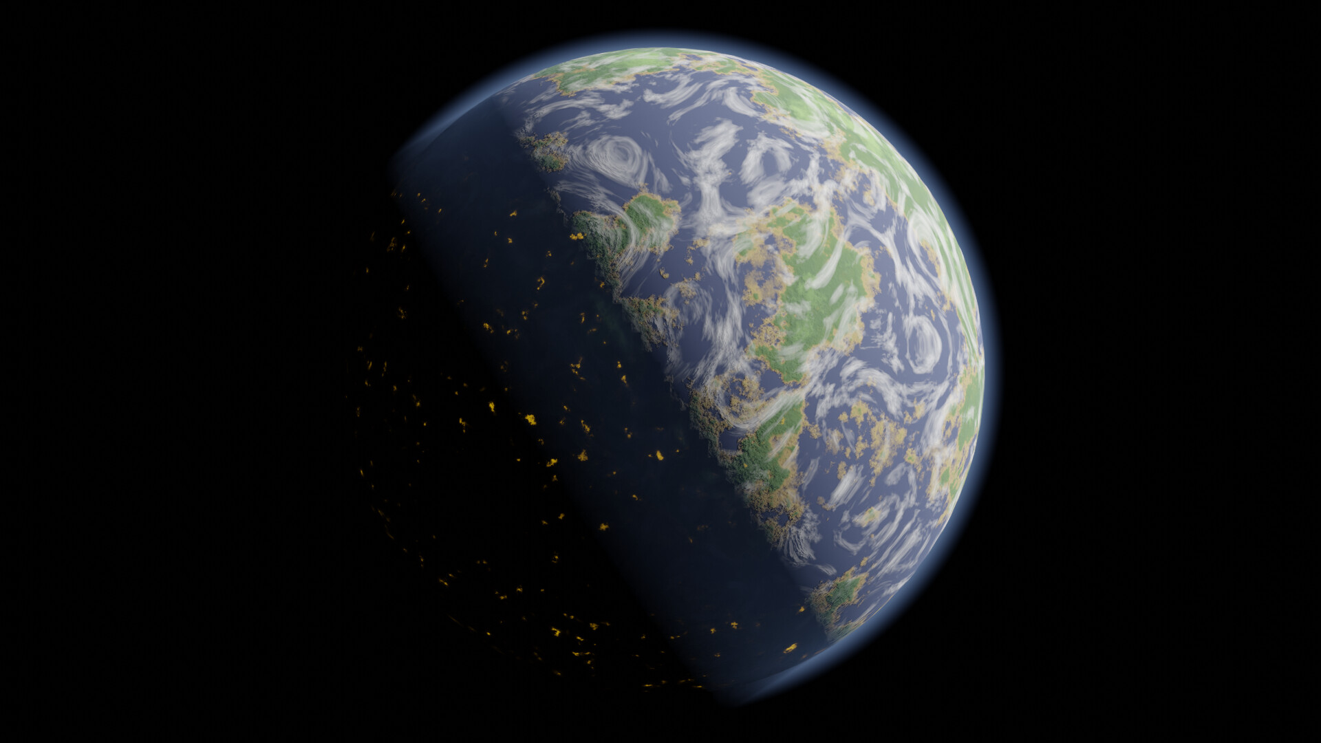 ArtStation - Un posible mundo Distante / A posible distand world