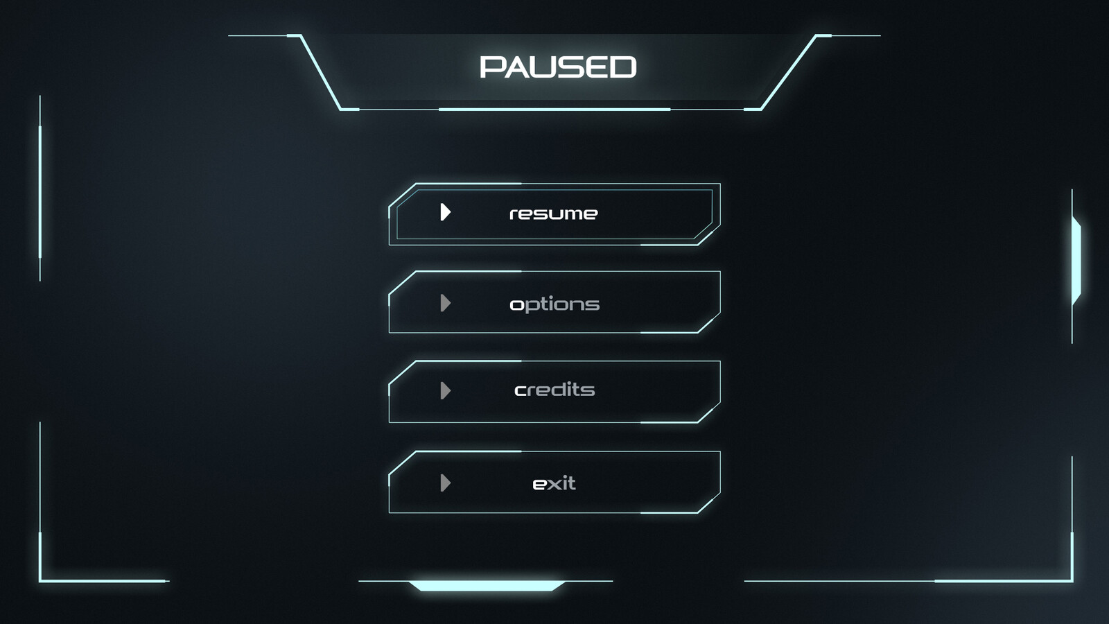 Wilma Sköld - Sci-fi User Interface / Game Menu Concept
