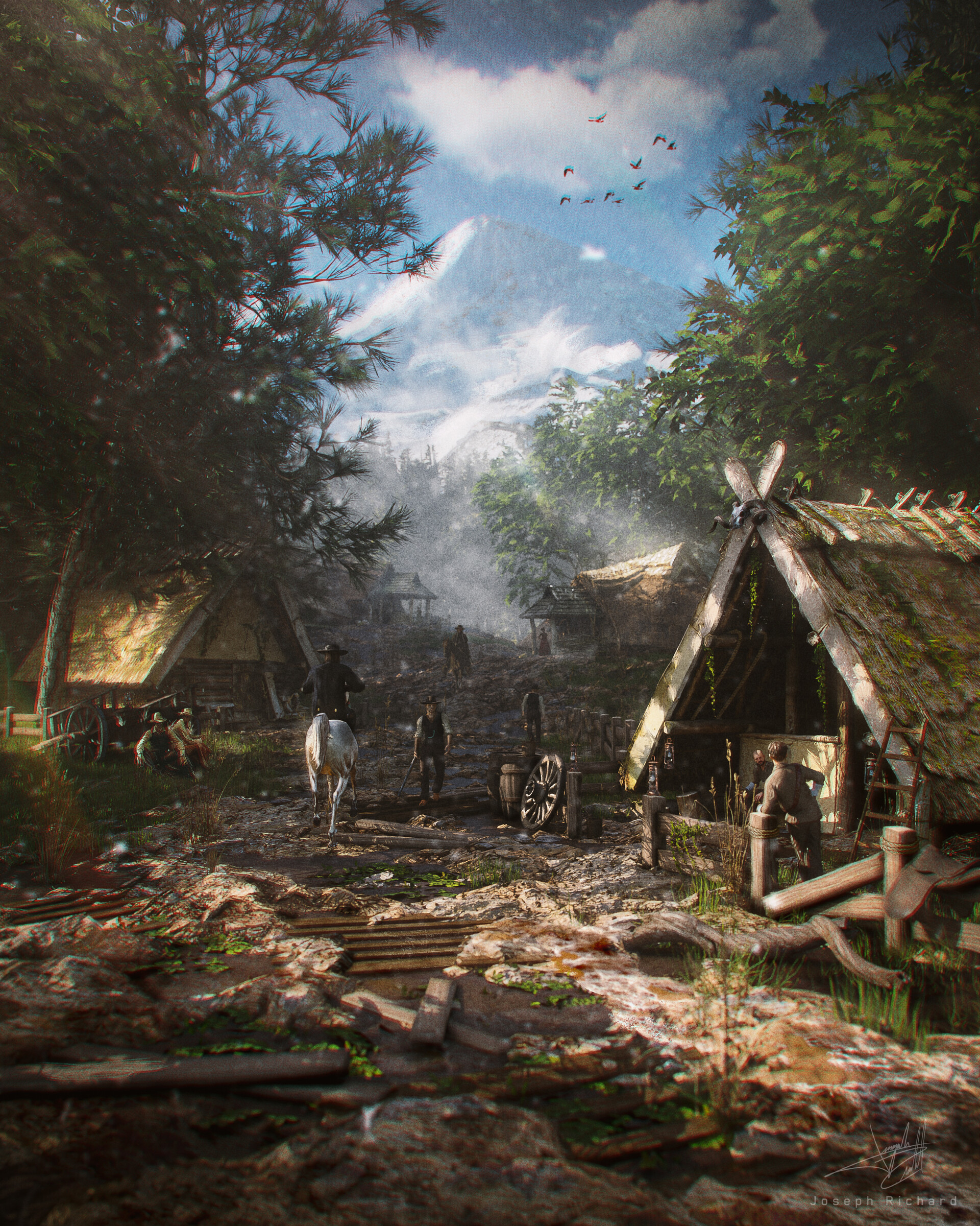 ArtStation - The Village