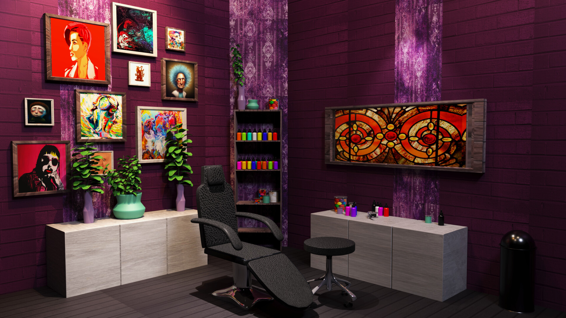 ArtStation - Tattoo Shop