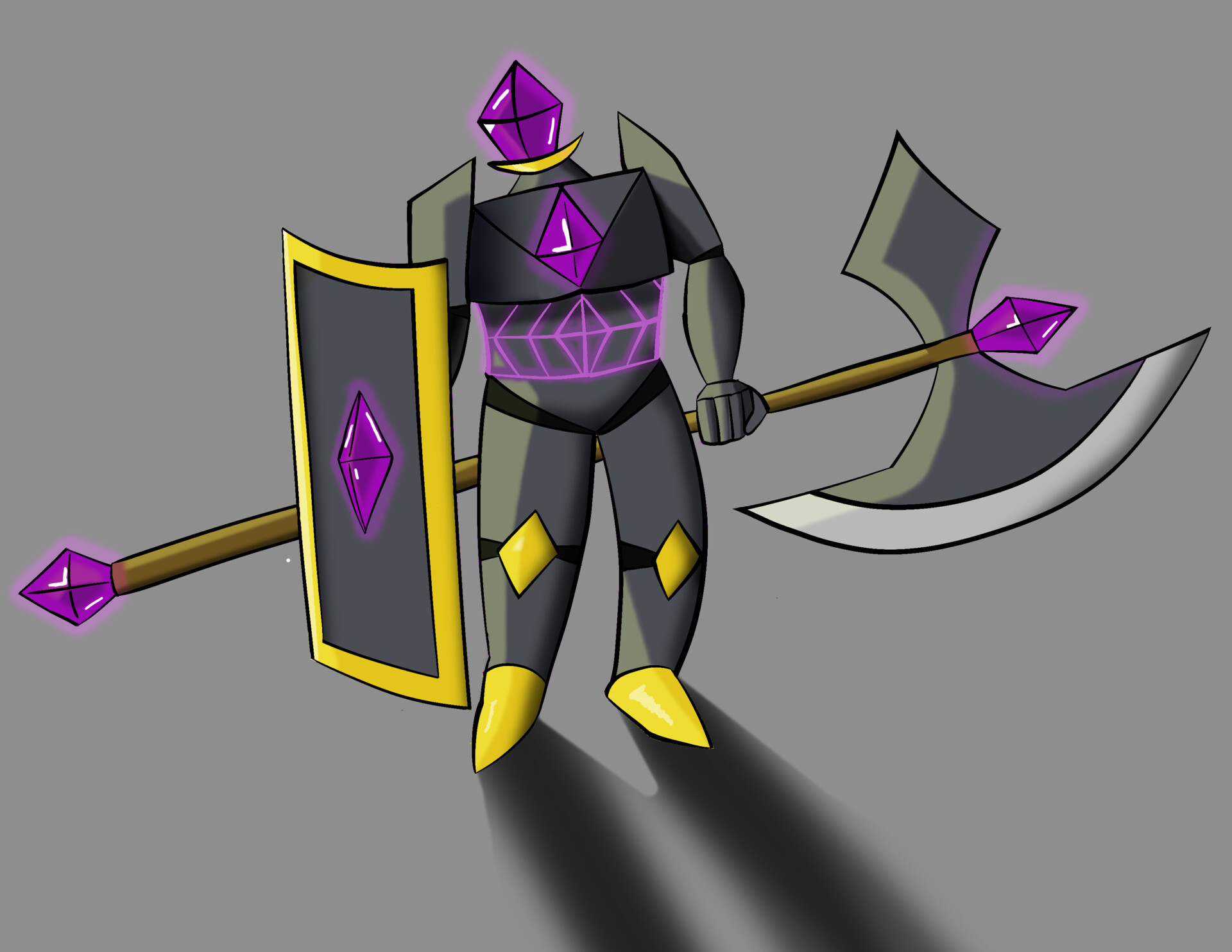 ArtStation - Crystal Golem Concept