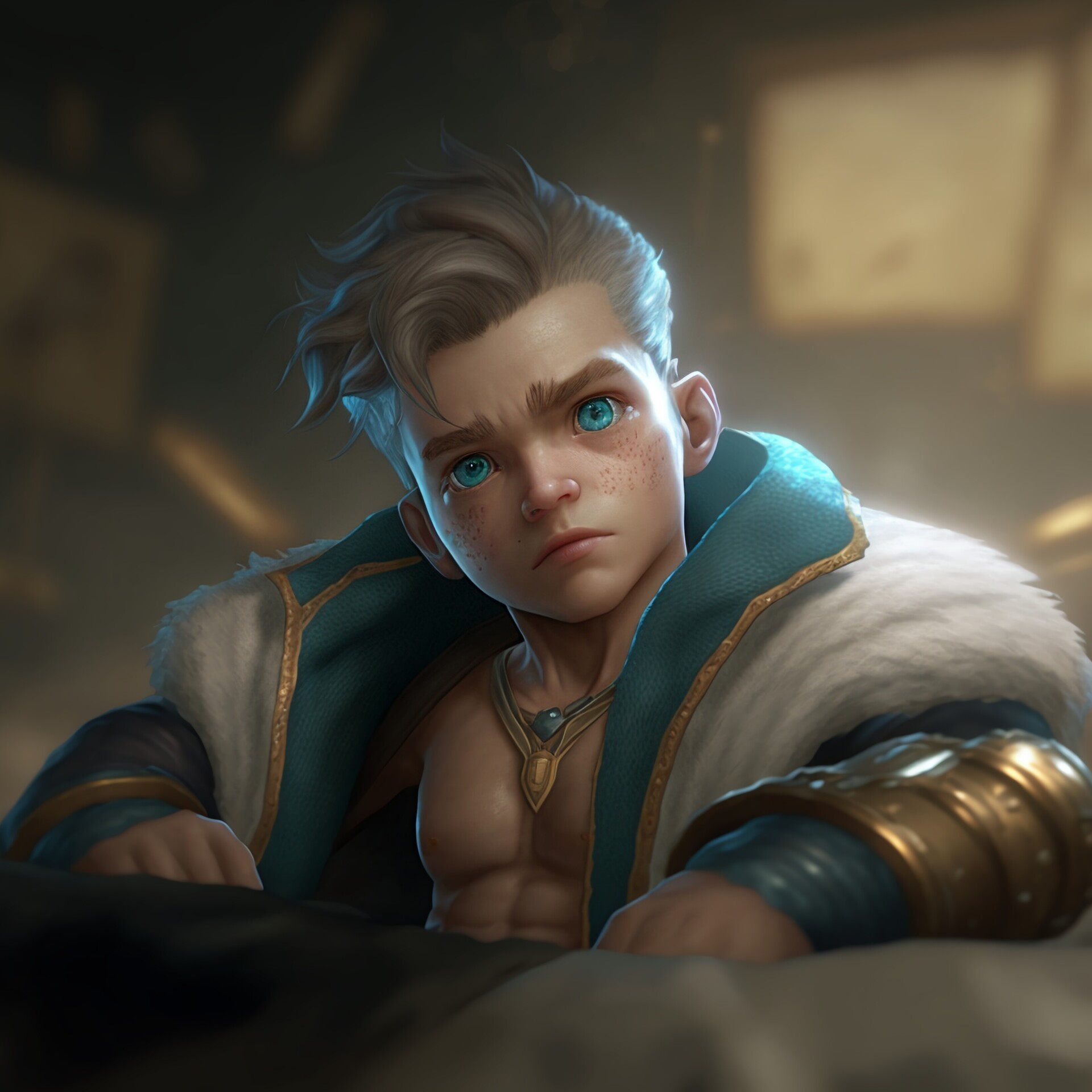 ArtStation - Fredrinn as a child