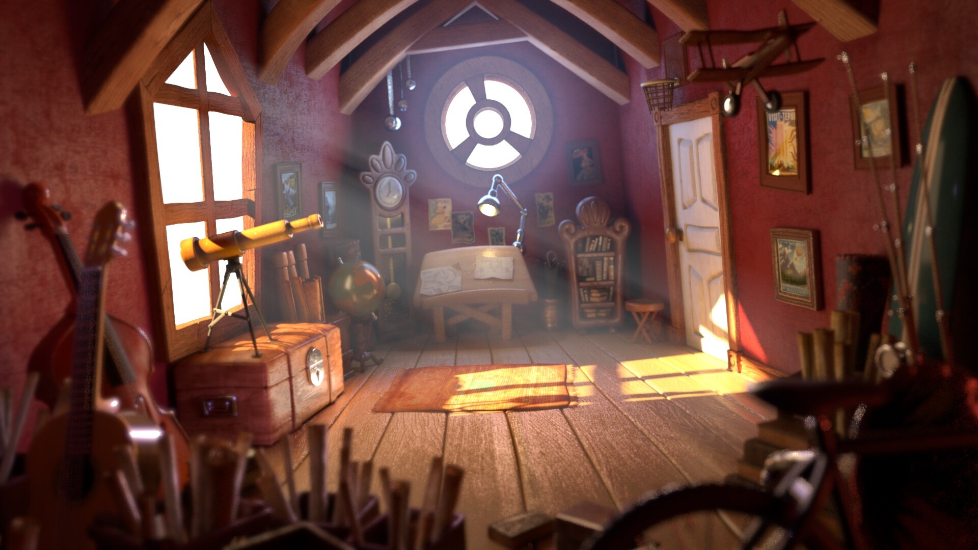 ArtStation - “The Attic”