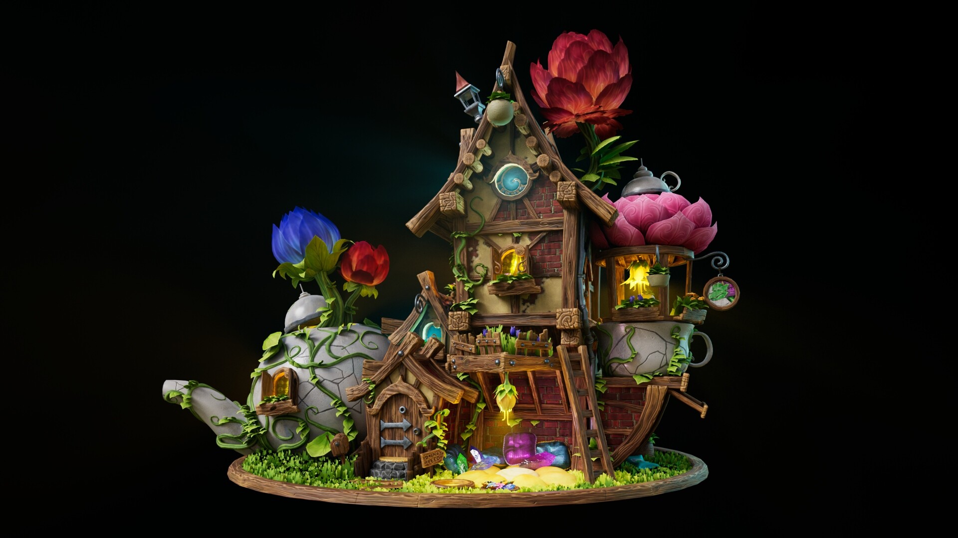 ArtStation - The Gnome House