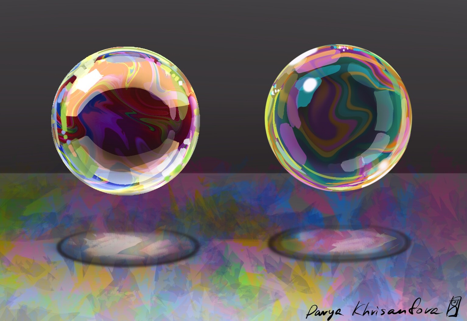 ArtStation - Soap bubbles. Materials