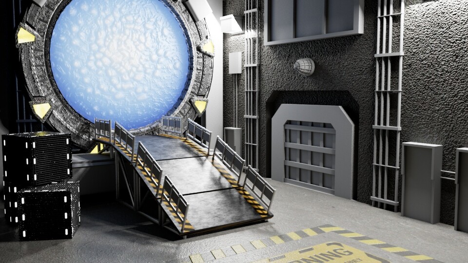 ArtStation - A Stargate Diorama