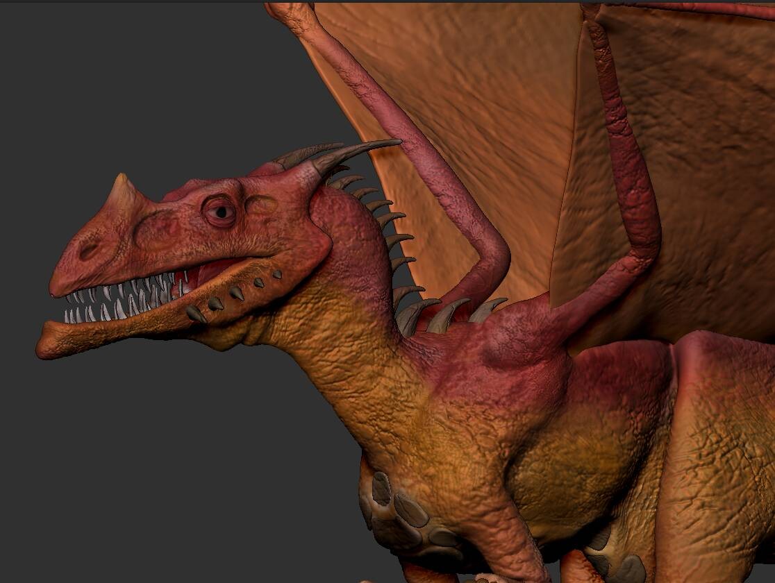 ArtStation - Red Dragon