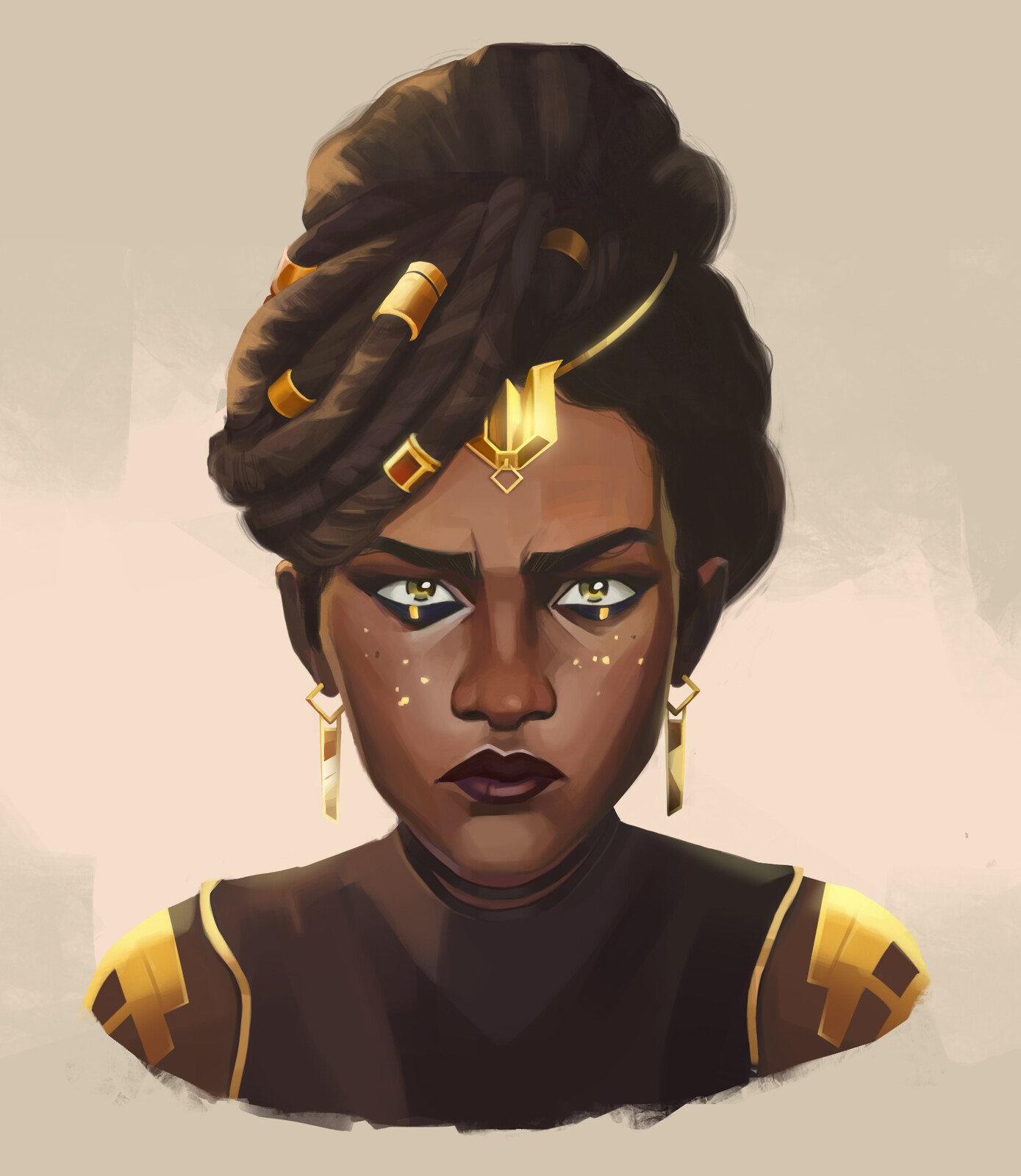 Julia Chudzik - Arcane Fan Art - Mel portrait