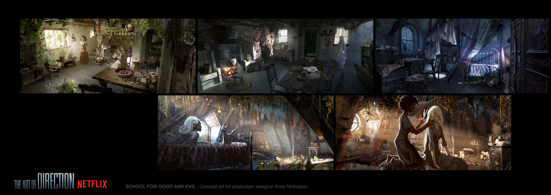 AOD Visuals - The Art of Direction - The School for Good and Evil ...