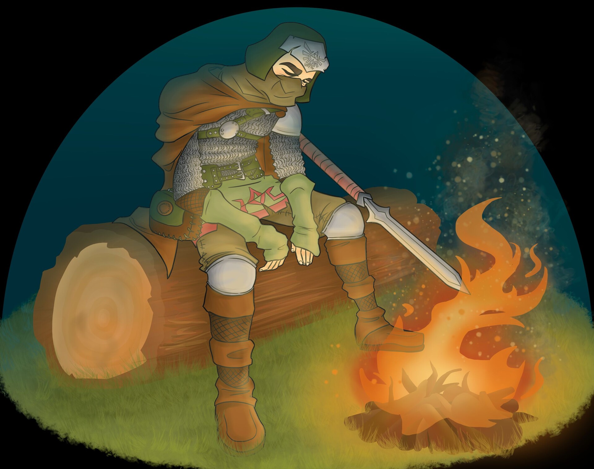 ArtStation - Nomad - Breath of the Wild Fan Character Commission