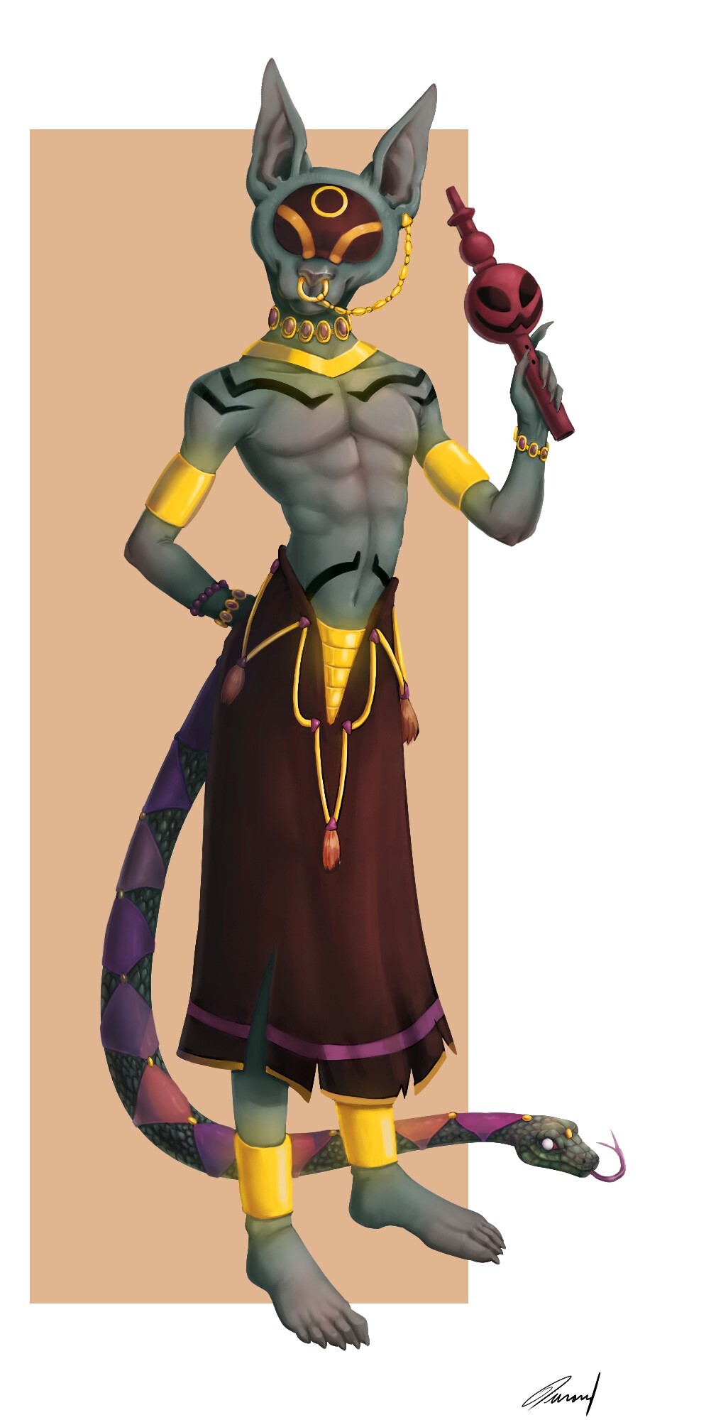 ArtStation - Snake charmer concept