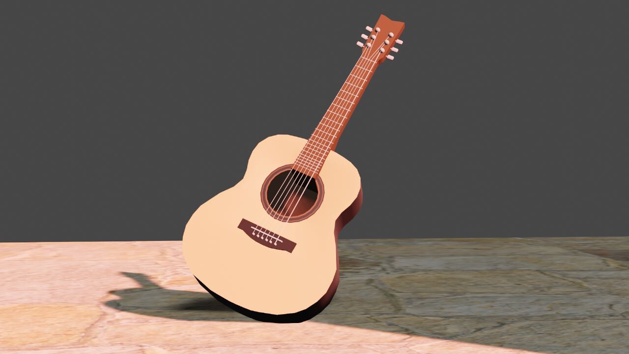 ArtStation - Guitar Model