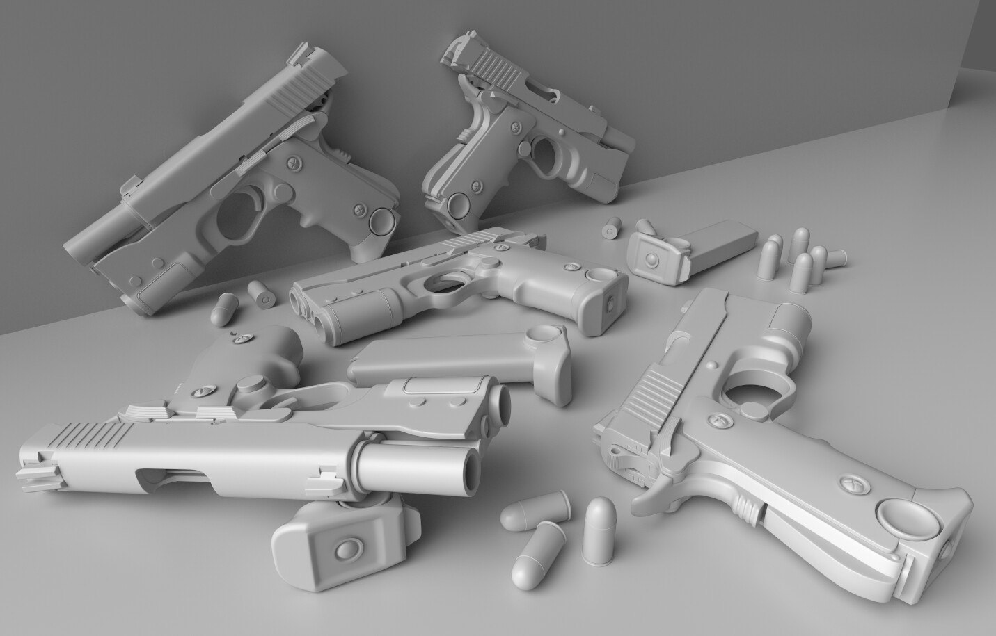 Shaun Mackey - Pistol 01 High-Poly