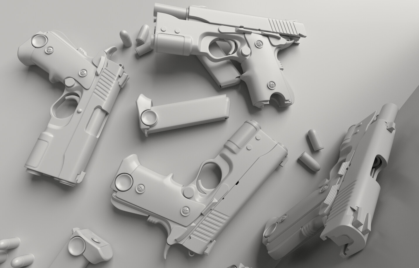 Shaun Mackey - Pistol 01 High-Poly