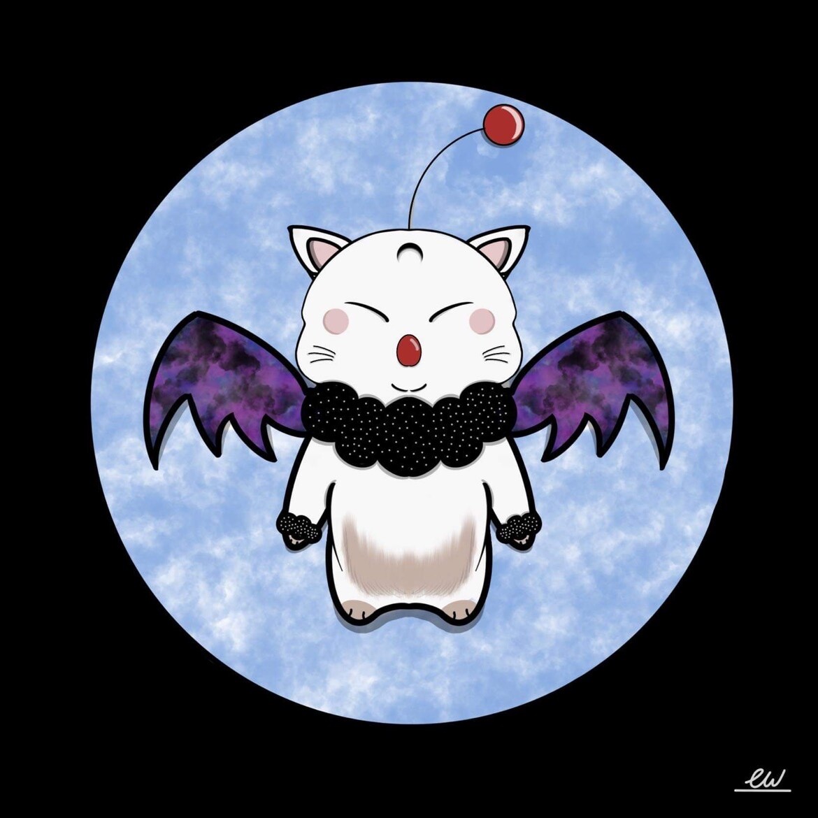 ArtStation - Space winged Moogle