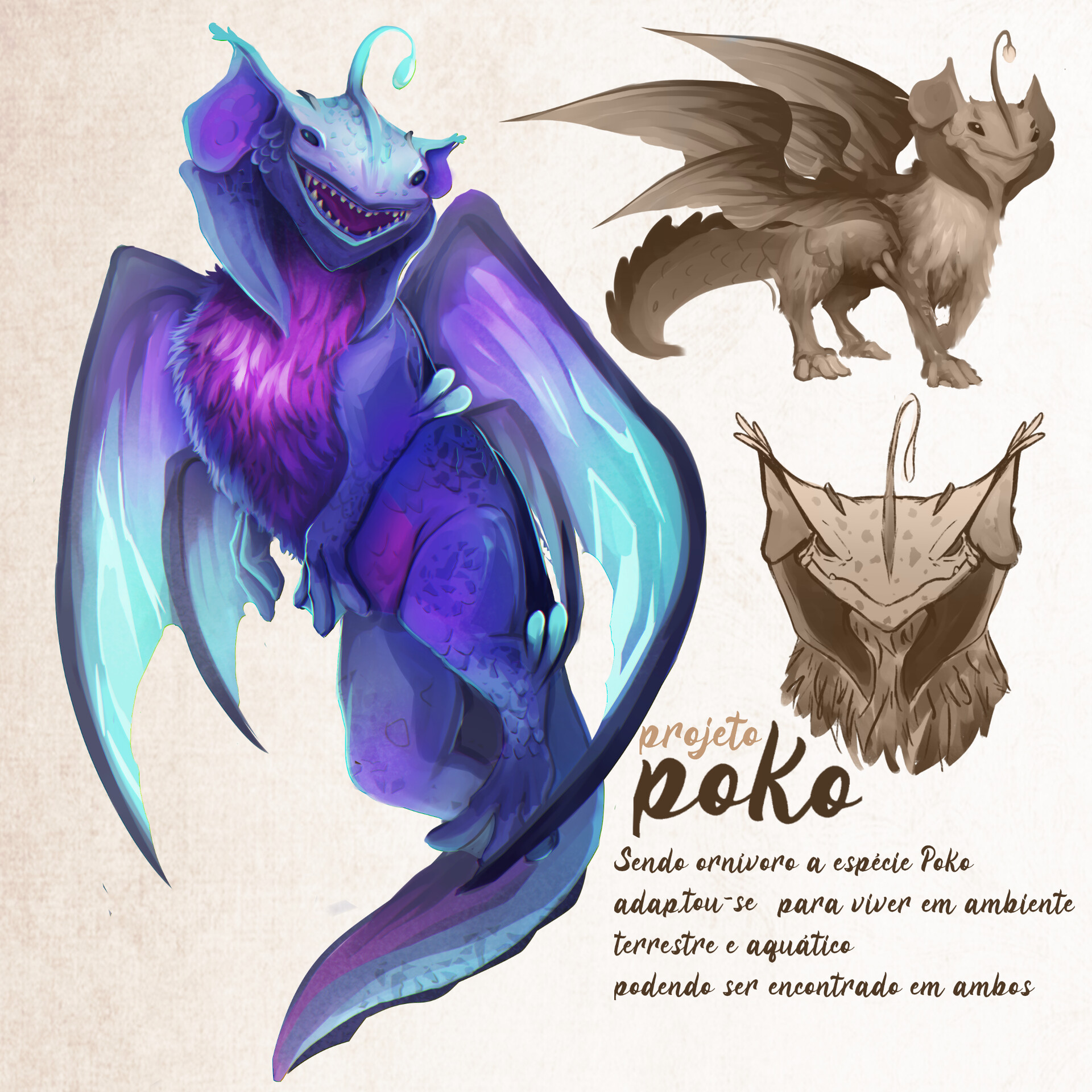 ArtStation - projeto Poko