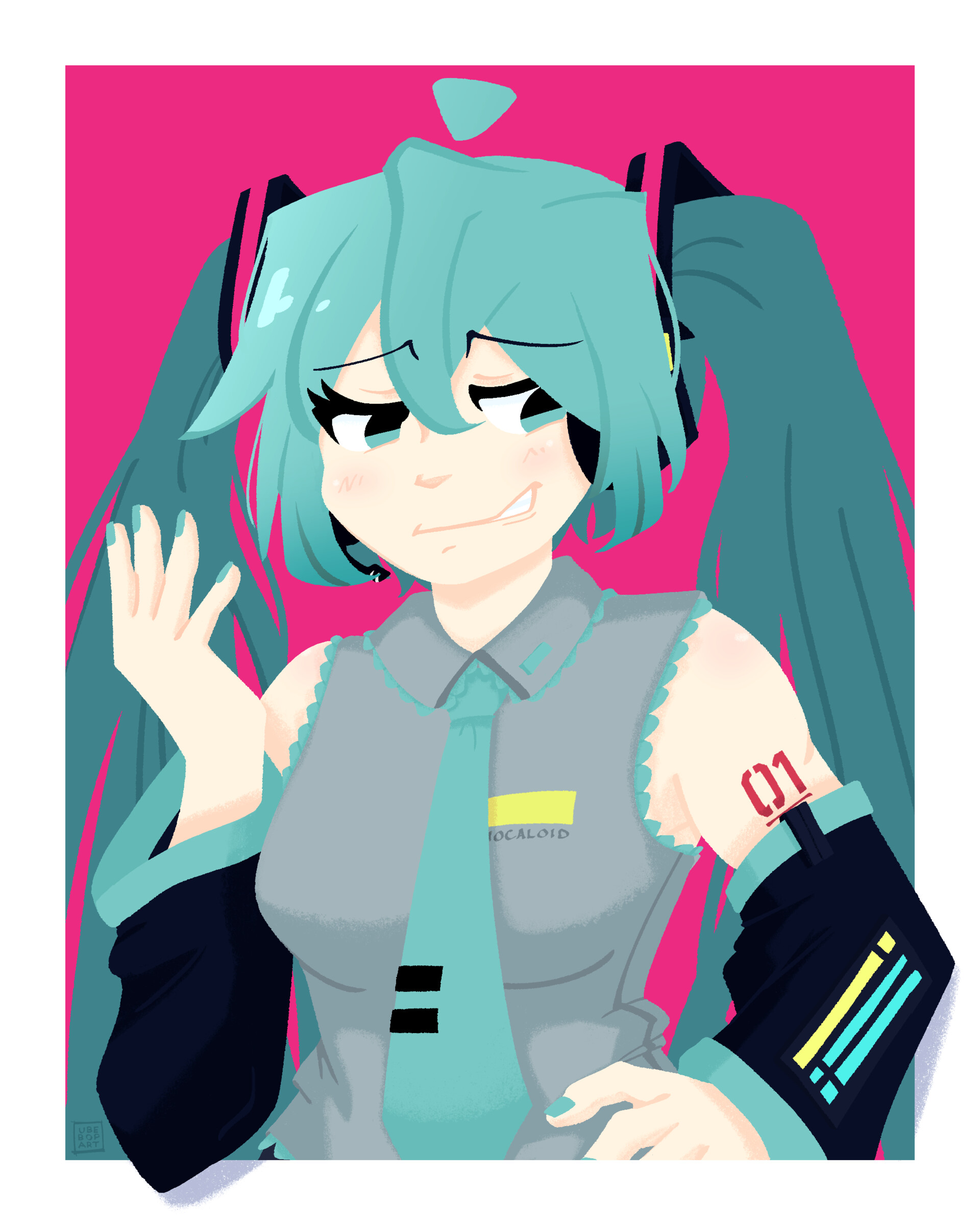 ArtStation - Smug Miku (Vocaloid)