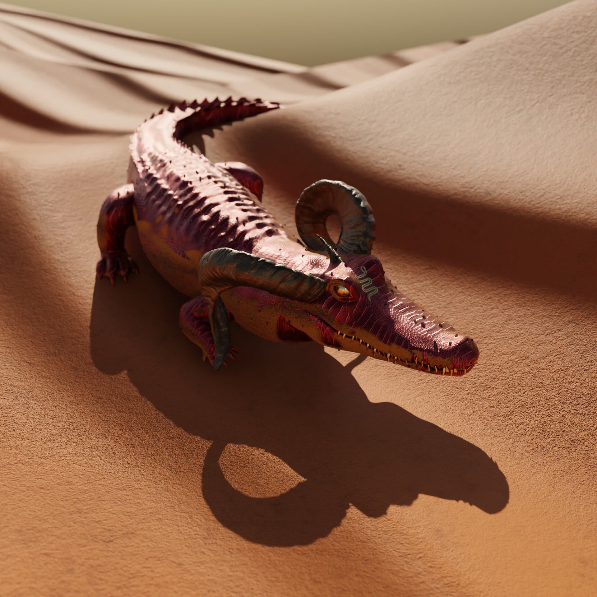 ArtStation - Crocodile of the desert