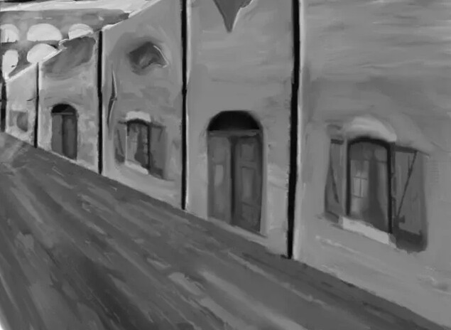 Duncan Hayes - Broken Down Building - 2D Concept