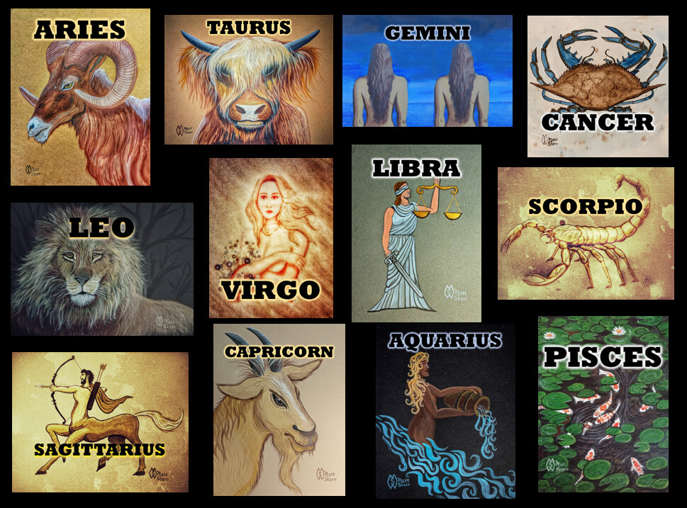 ArtStation - Signs of the Zodiac
