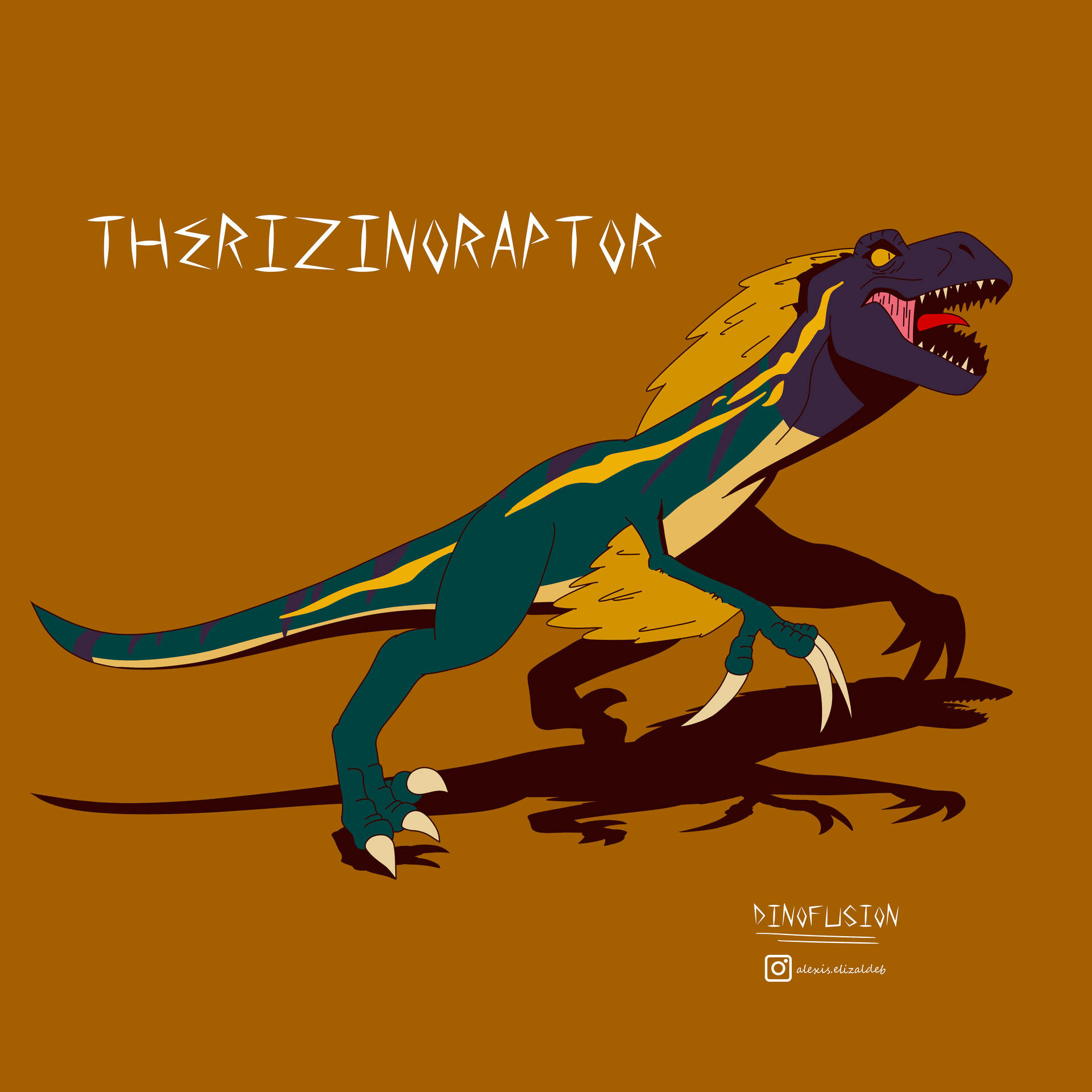 ArtStation - Therizinoraptor - DinoFusion