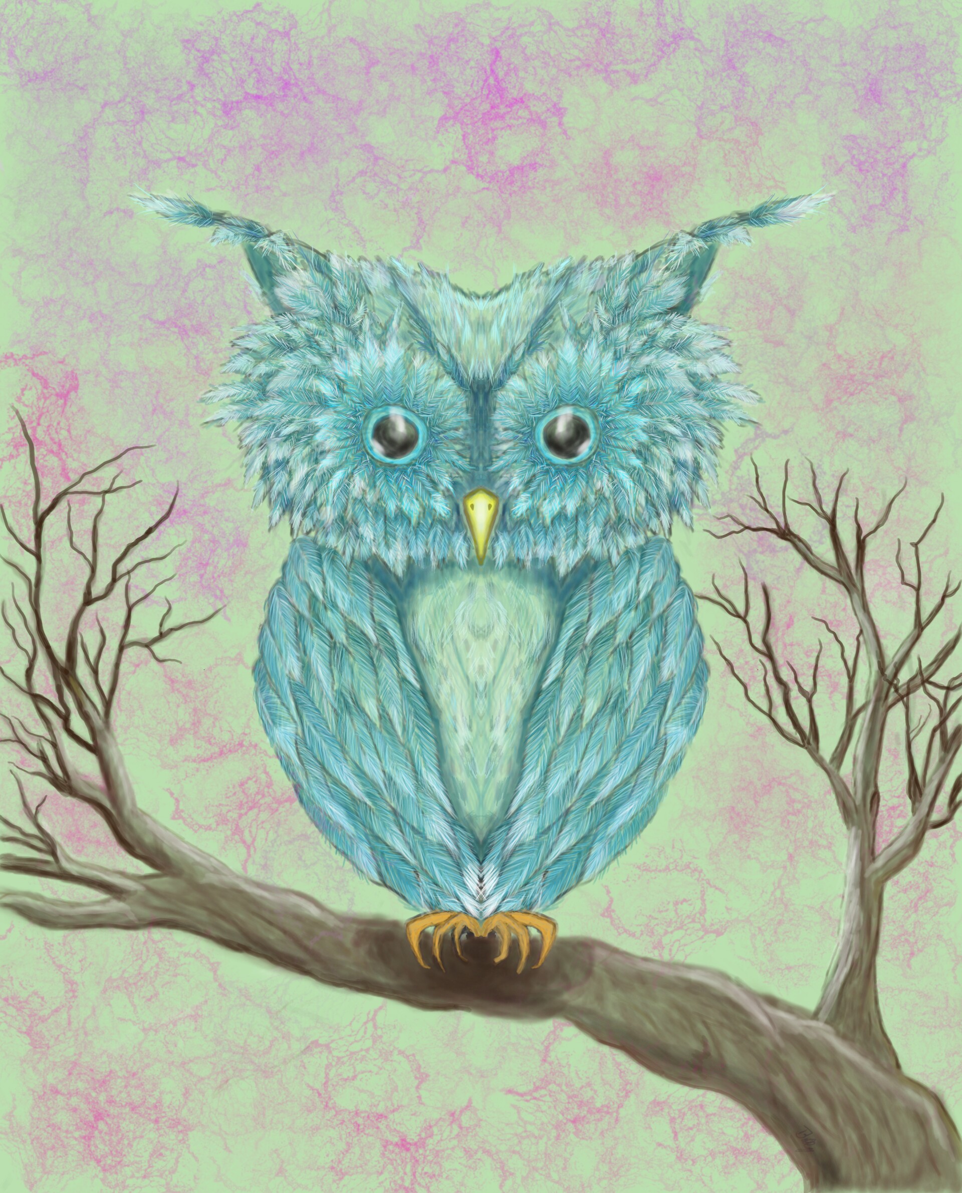 ArtStation - Hootie The owl