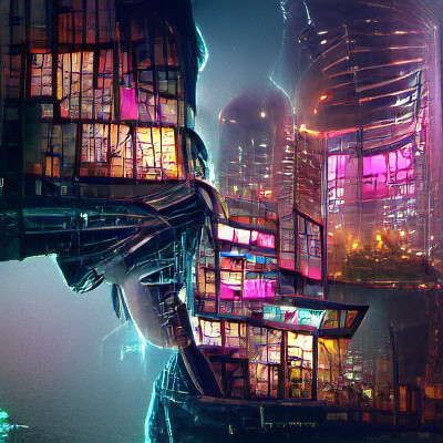 ArtStation - Cyber Punk Building