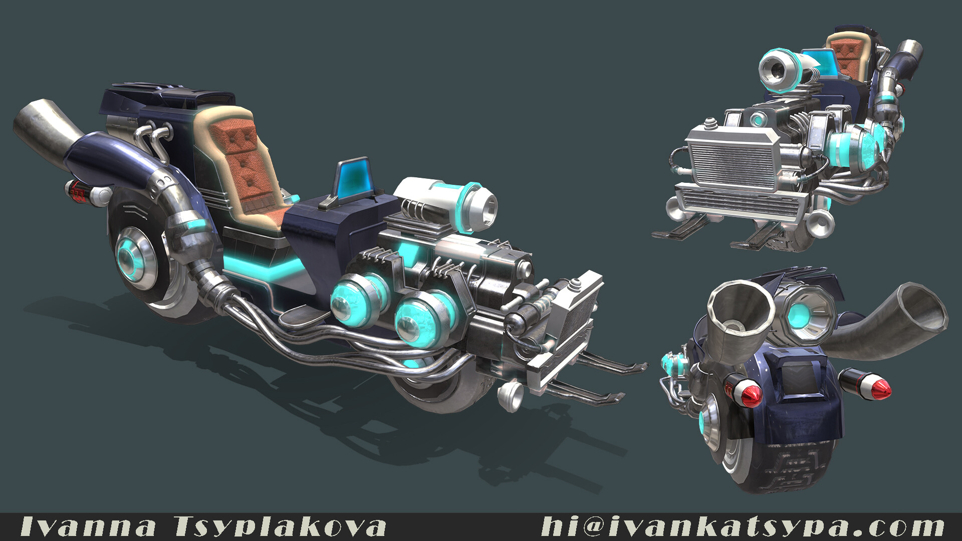 ArtStation - Sci Fi Hero vehicle prop Project Breakdown