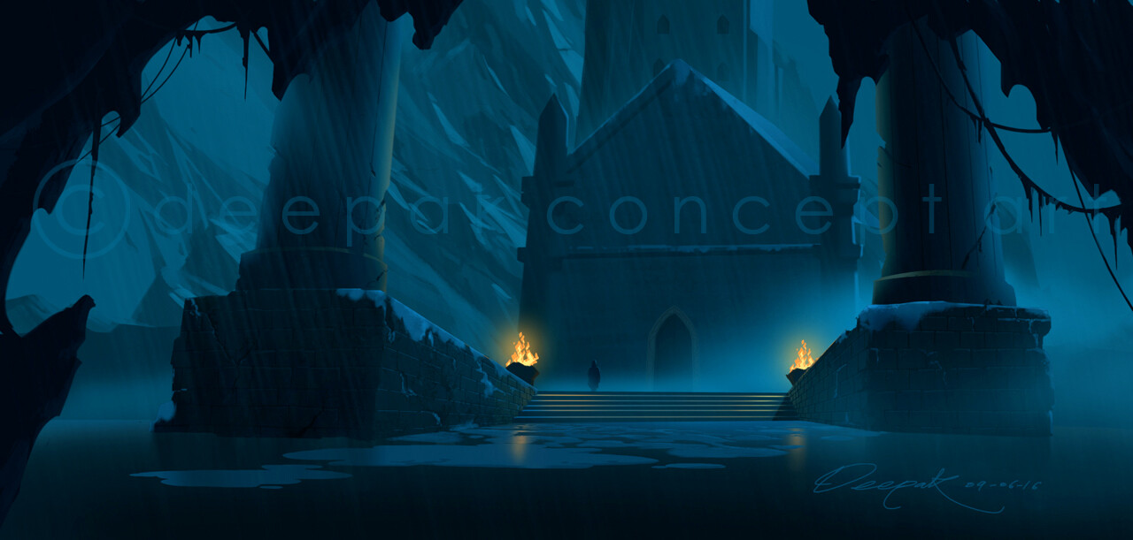 Deepak Madke - Background painting