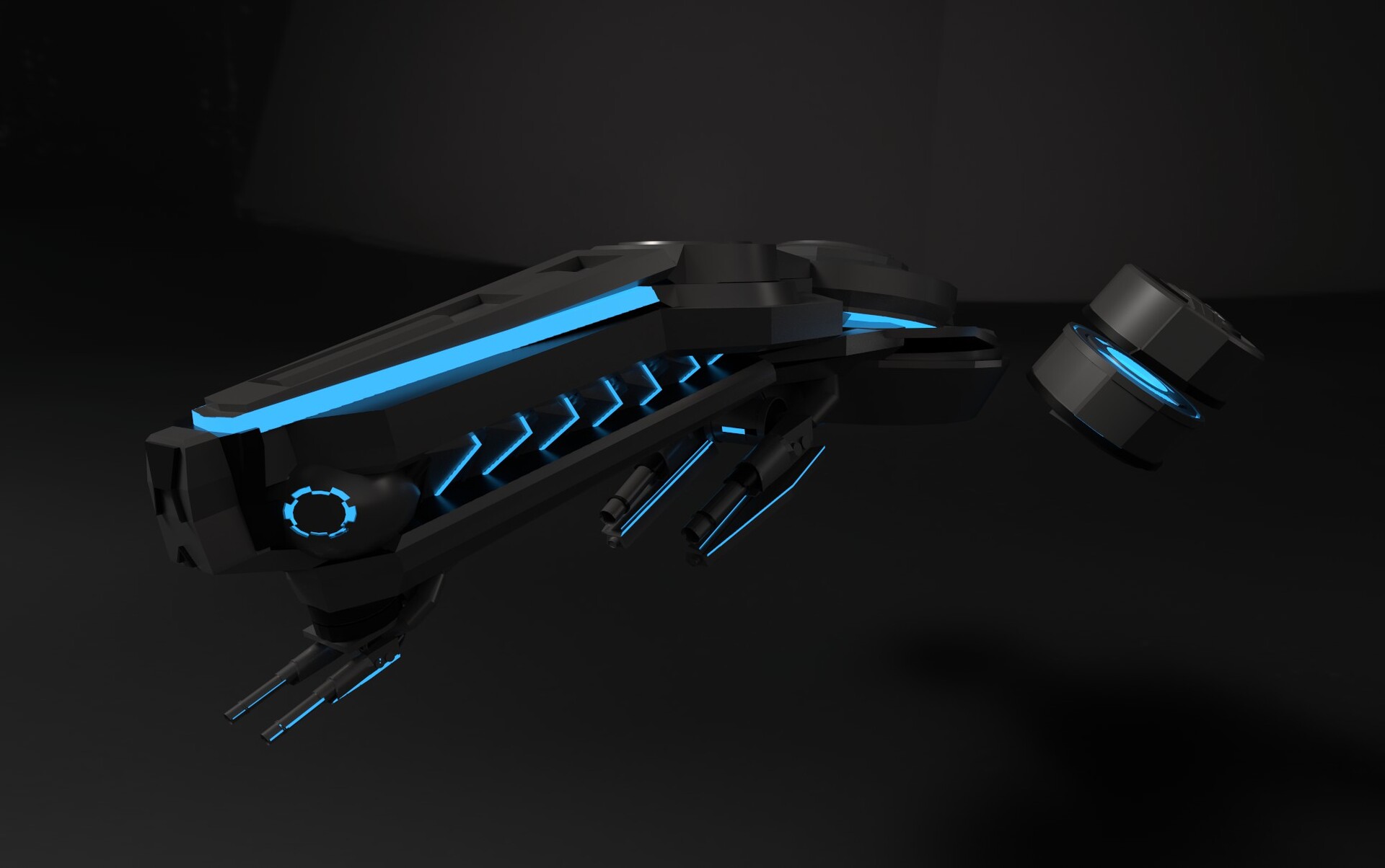 ArtStation - Halo Spaceship- 3D Model