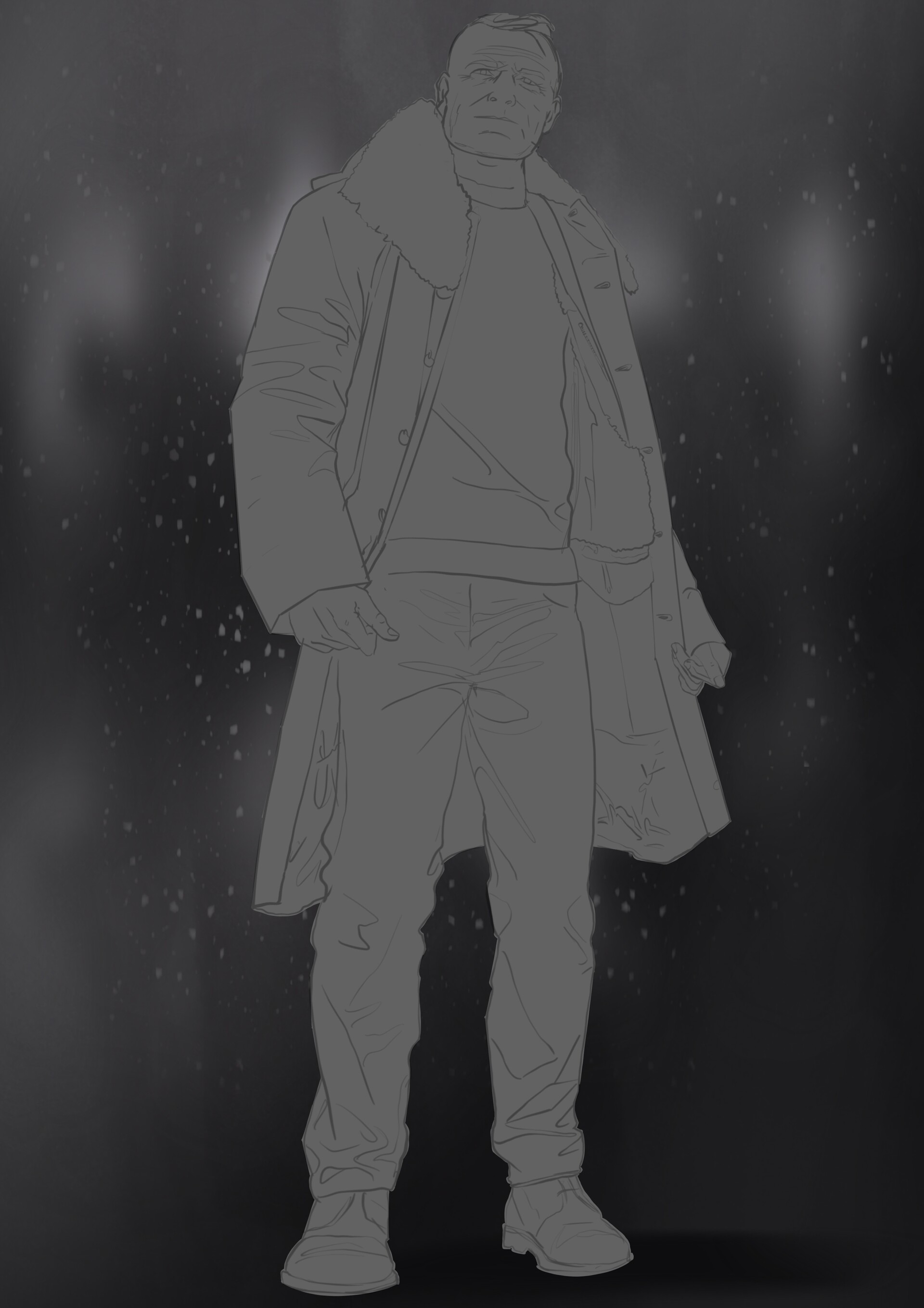 Marek Buczynski - Futuristic detective concept