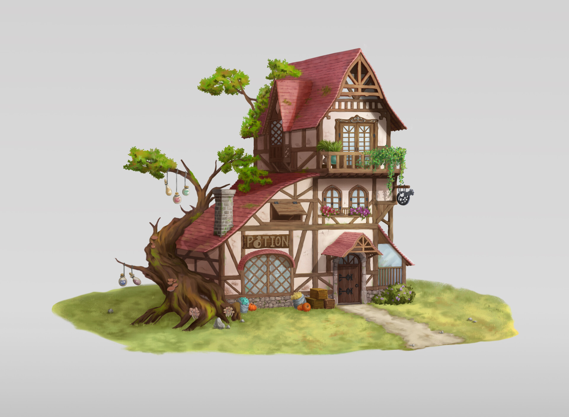 HaruHye - Medieval potion shop