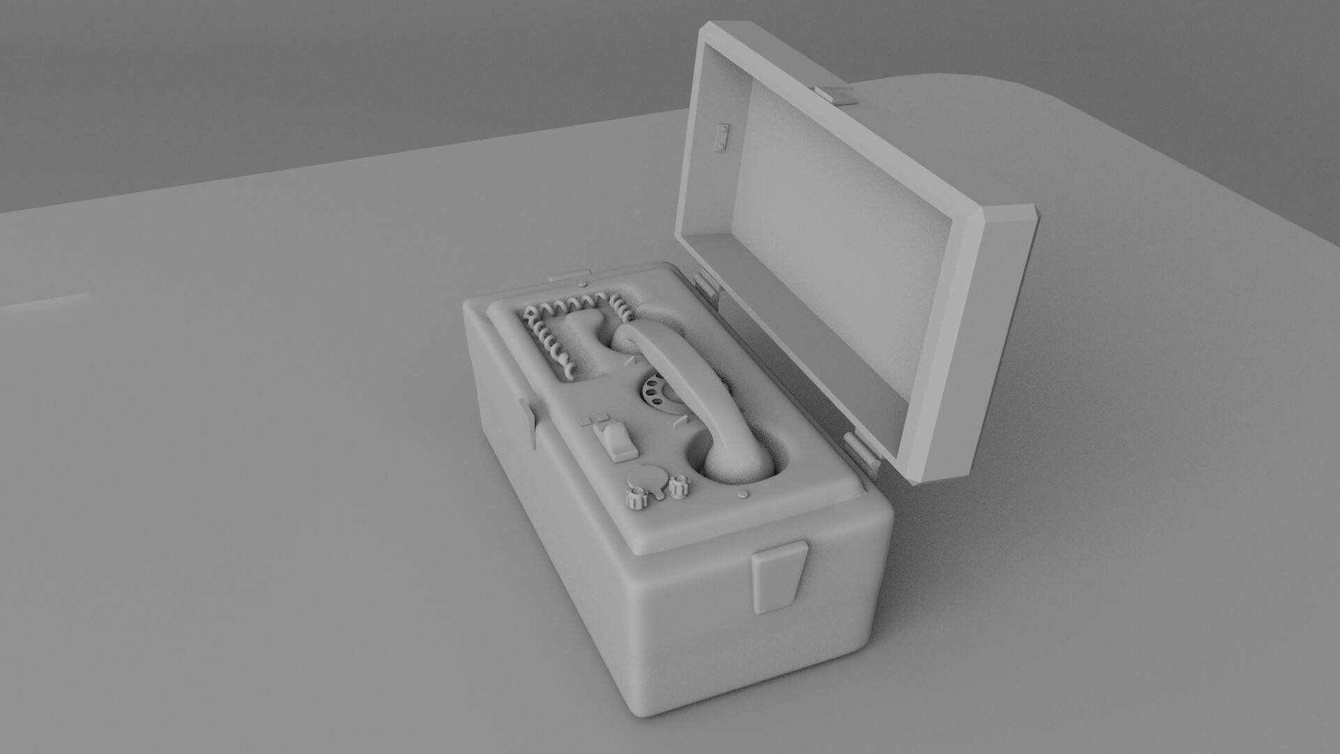 ArtStation - 3d army phone