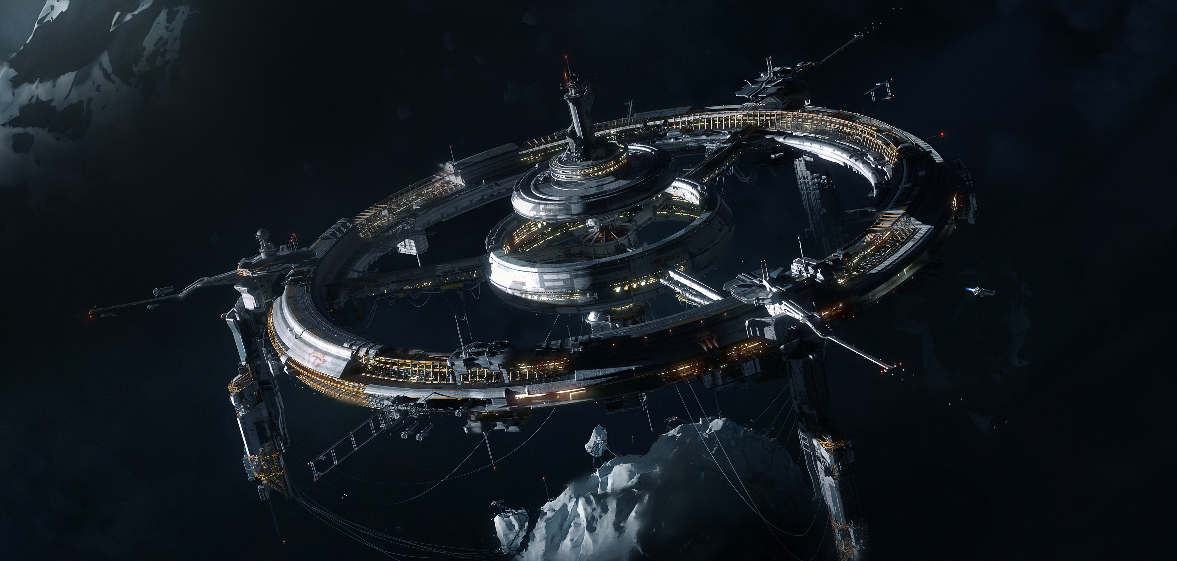 Mining Sci Fi Space Stations