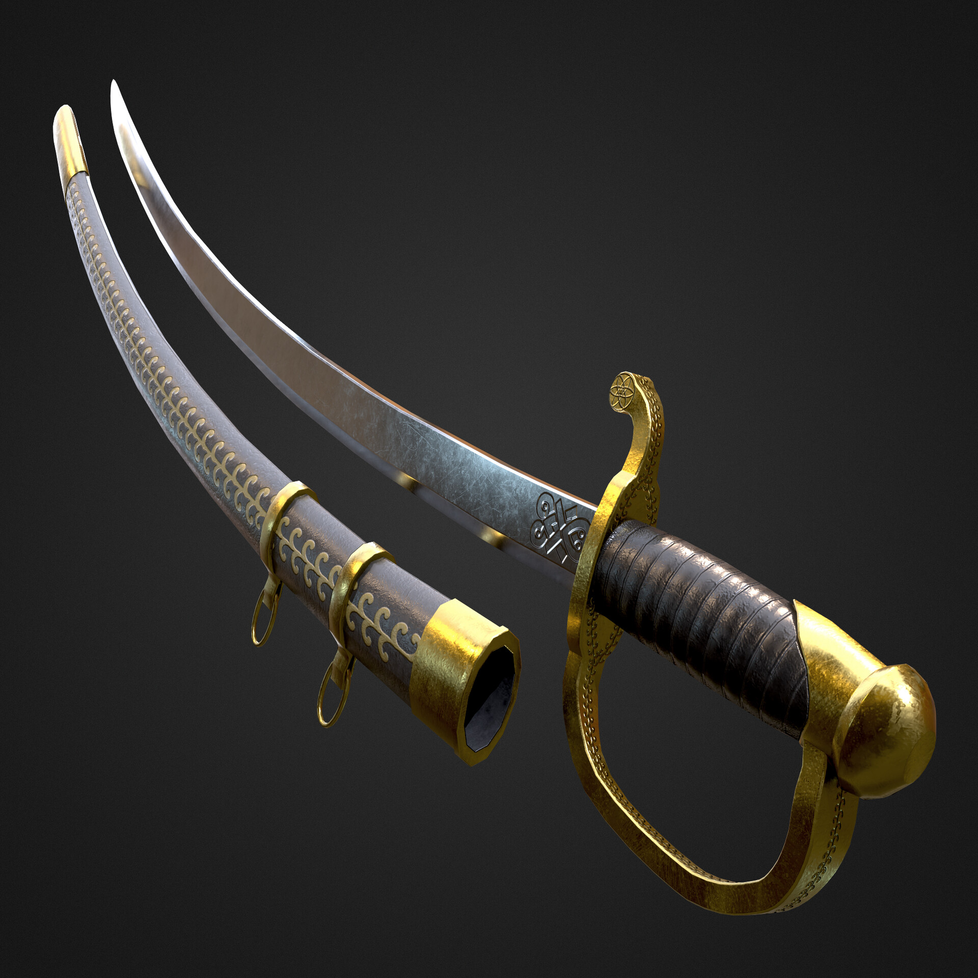 ArtStation - Russian Imperial Dragoon Saber, 1841