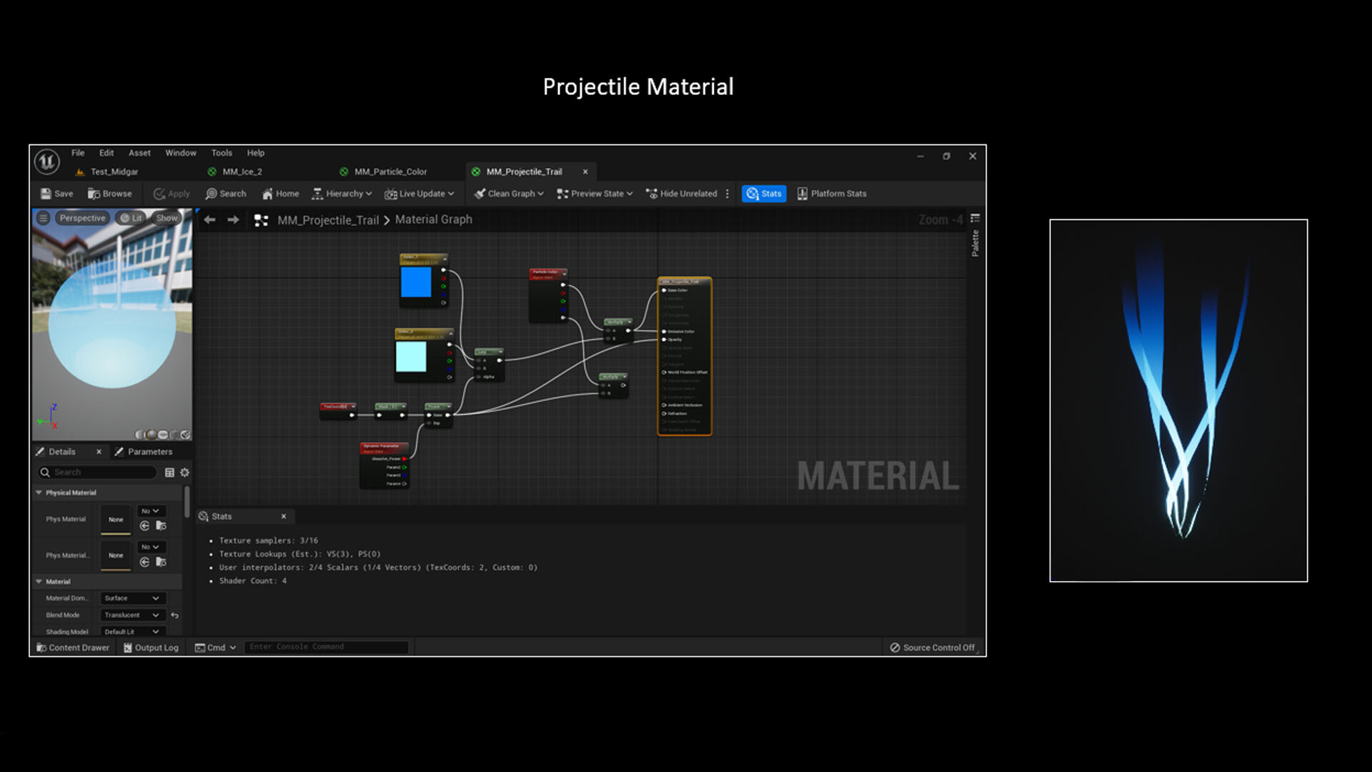 Tristan Roux - Ice Sword Spell [VFX - UE5]