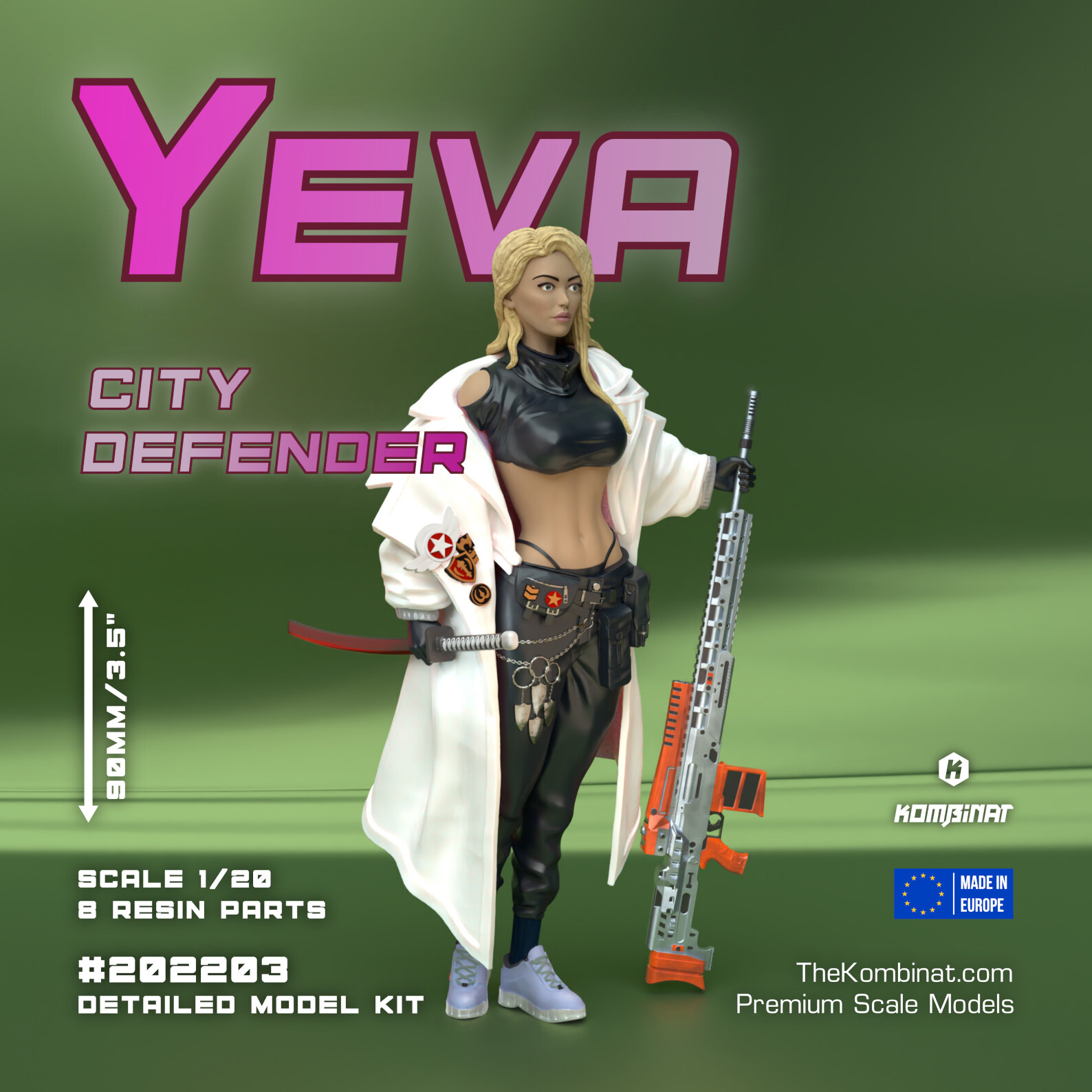 ArtStation - Yeva CITY DEFENDER Box-Art