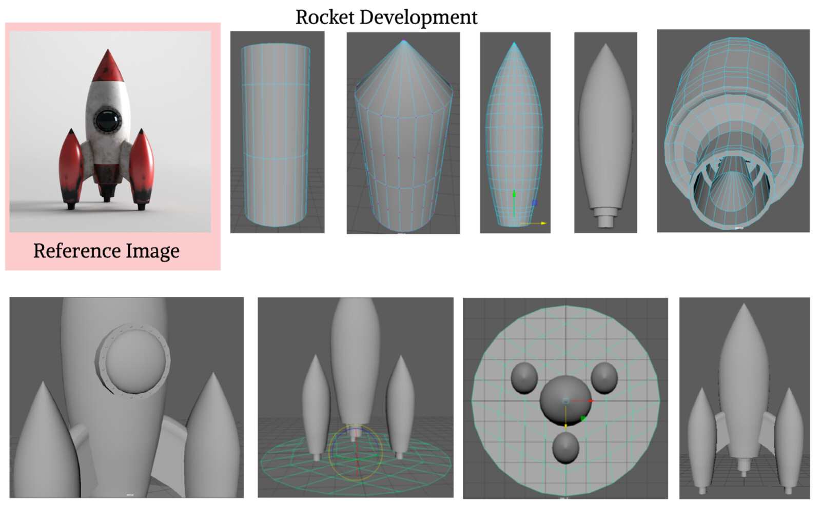 J - Rocket - 3D Model