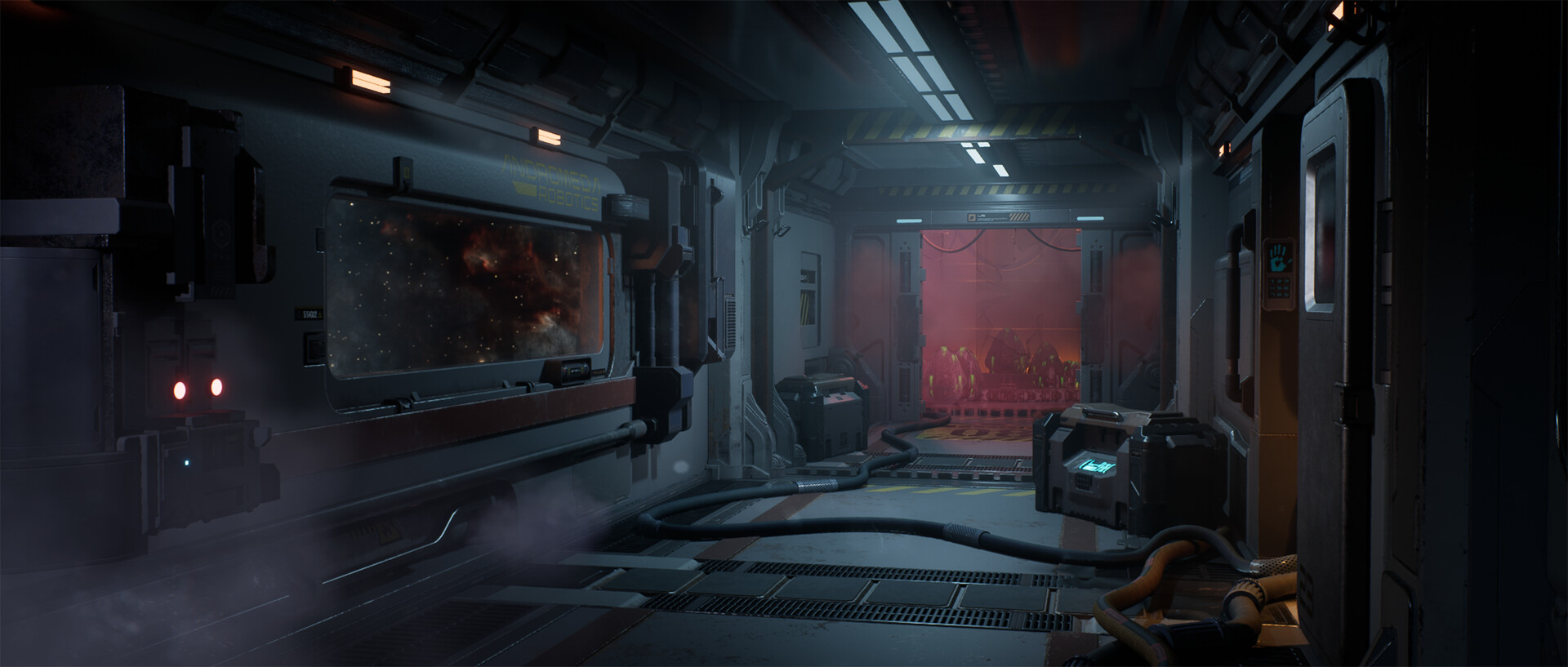 ArtStation - Sci-fi Shuttle Interior