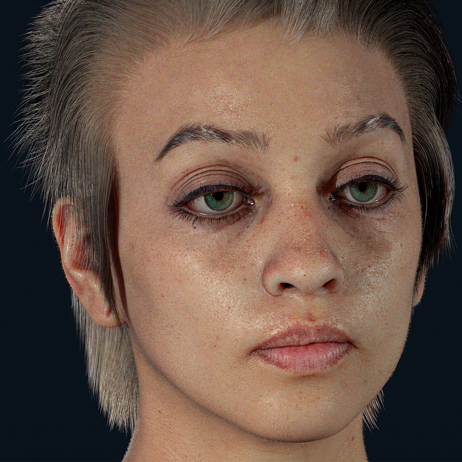 ArtStation - Francesca - Photogrammetry - Head and Skin Study